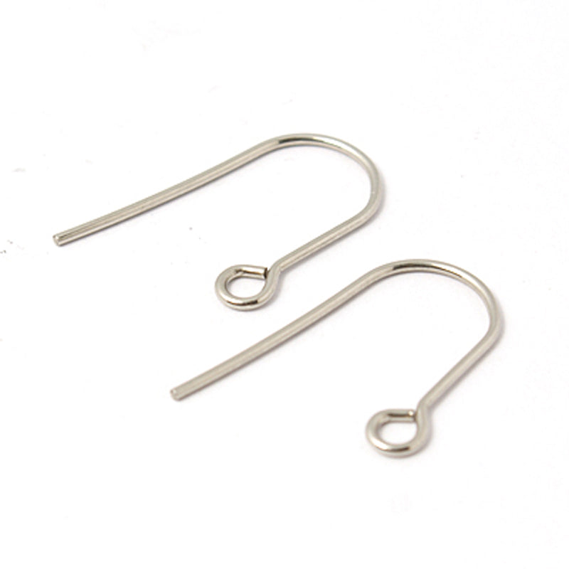 Minimalist Ear Wire, Stainless Steel Earrings Hooks, 500 Pieces, #1322 ...